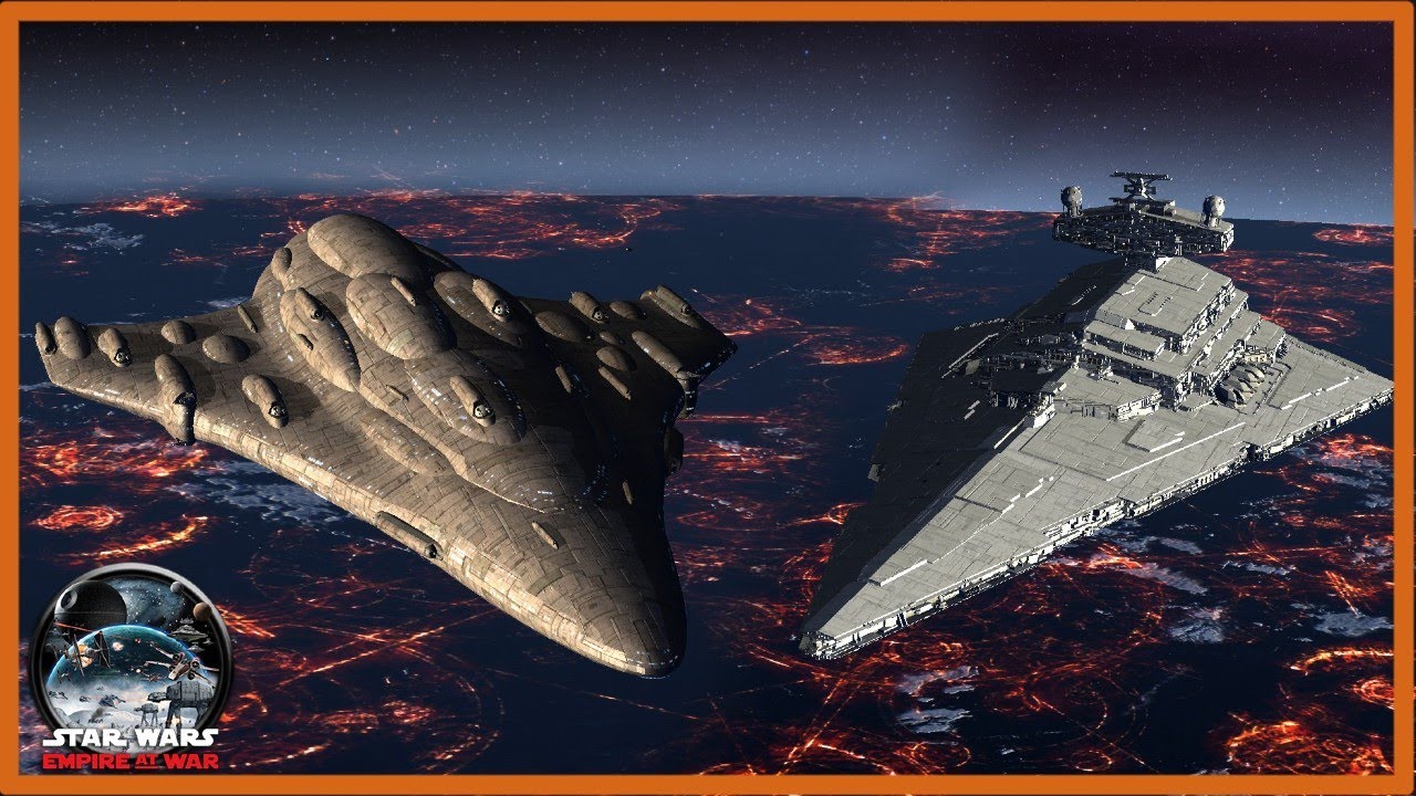 MC80 Liberty Star Cruiser vs Imperial Star Destroyer - Star Wars ...