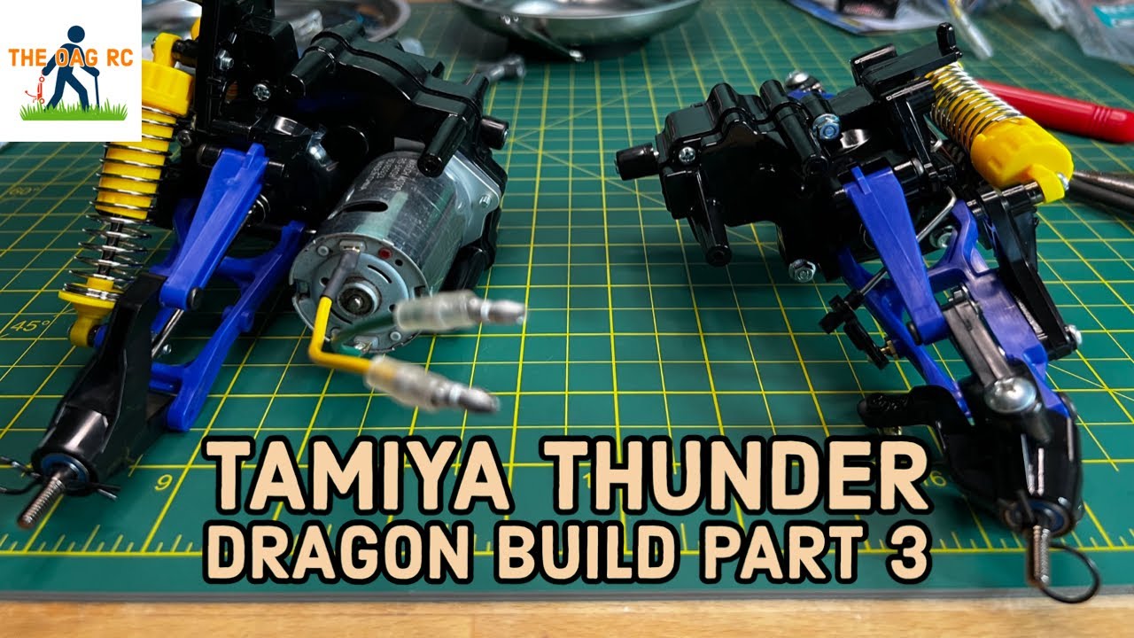 Tamiya Thunder Dragon Build Part 3 - YouTube