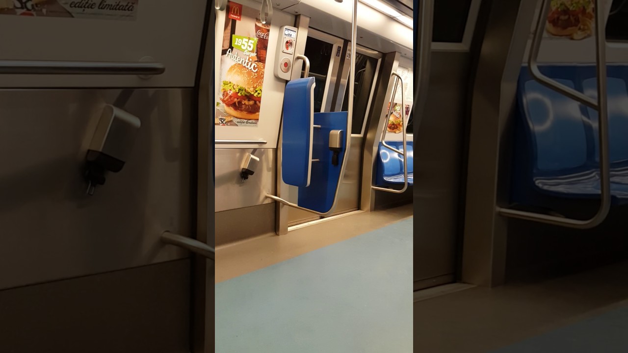 CAF METRO BUCHAREST. Tren de metrou CAF Bucuresti (01.01.2017) - YouTube