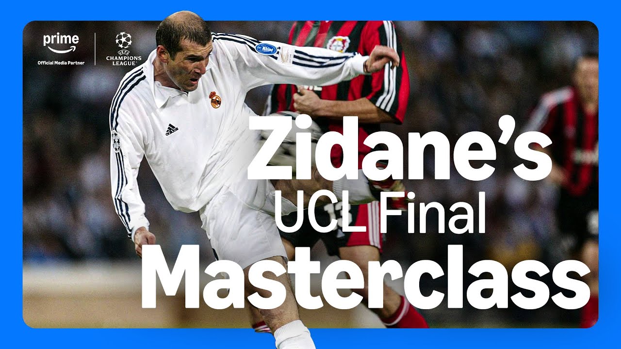 EVERY Zinedine Zidane touch from that iconic 2002 UEFA Champions League ...