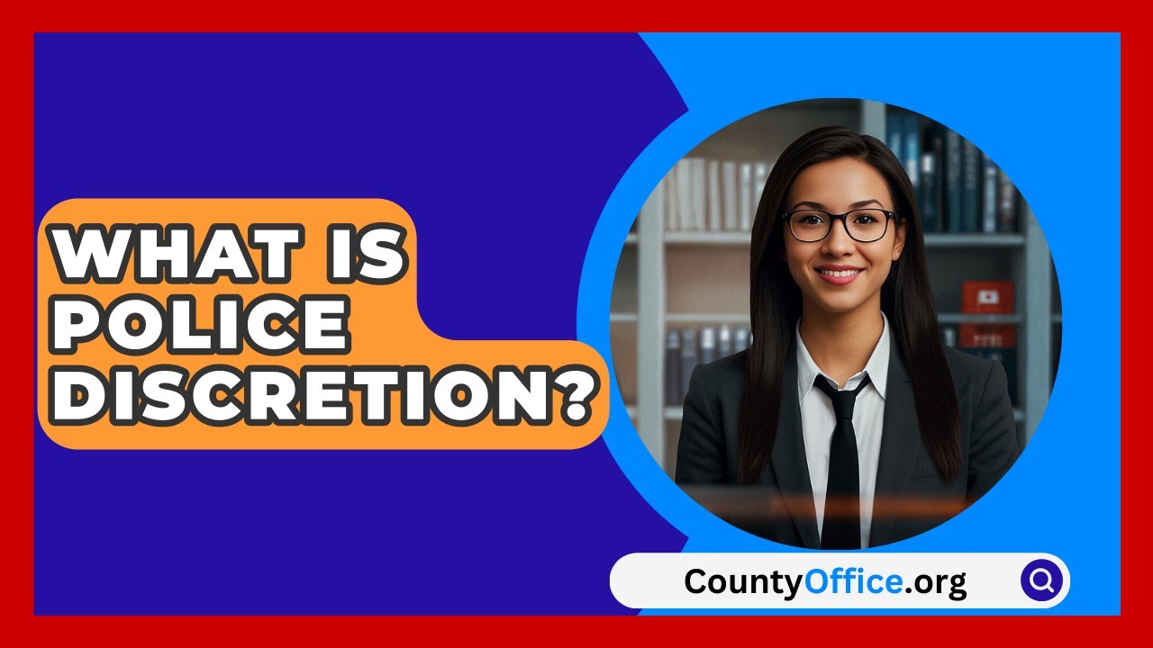 What Is Police Discretion? - CountyOffice.org - YouTube