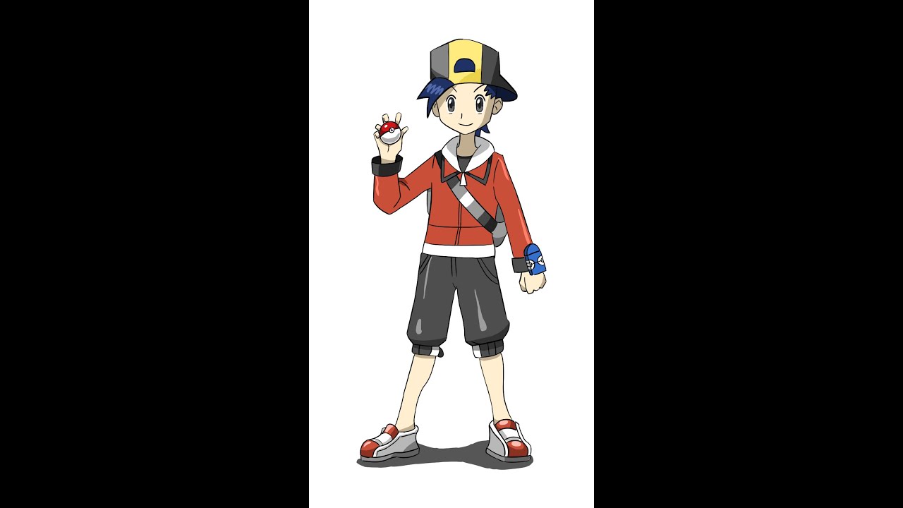 【SpeedPaint】Drawing Ethan from Pokemon - YouTube