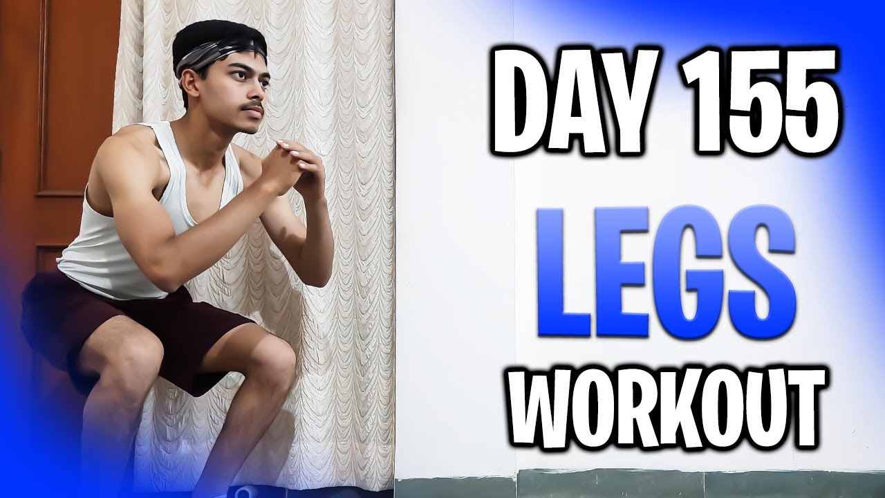 Day 155 | Beginner Leg Workout at Home | Bodyweight Leg Exercises - YouTube