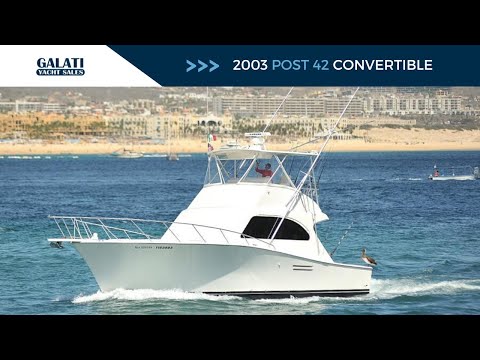 SOLD - 2003 Post 42 Convertible \