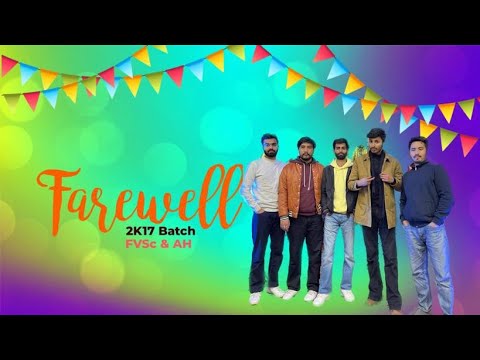 SKUAST K |FVSC &A.H | farewell of 2k17 batch Vlog-01 | Abass Zone - YouTube