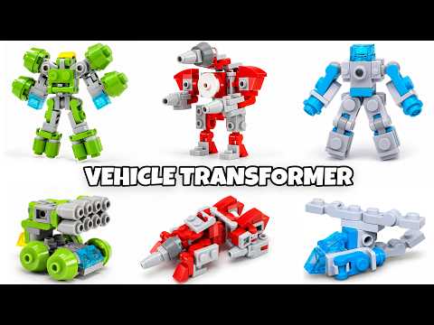 LEGO Robot: Turning Tiny Vehicles into Transforming Mechas! | Bricks UP