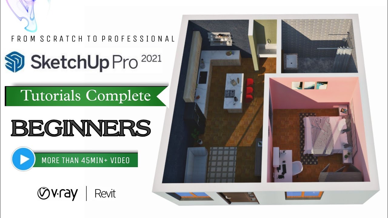 SketchUp Floor Plan Tutorial for Beginners #sketchup - YouTube