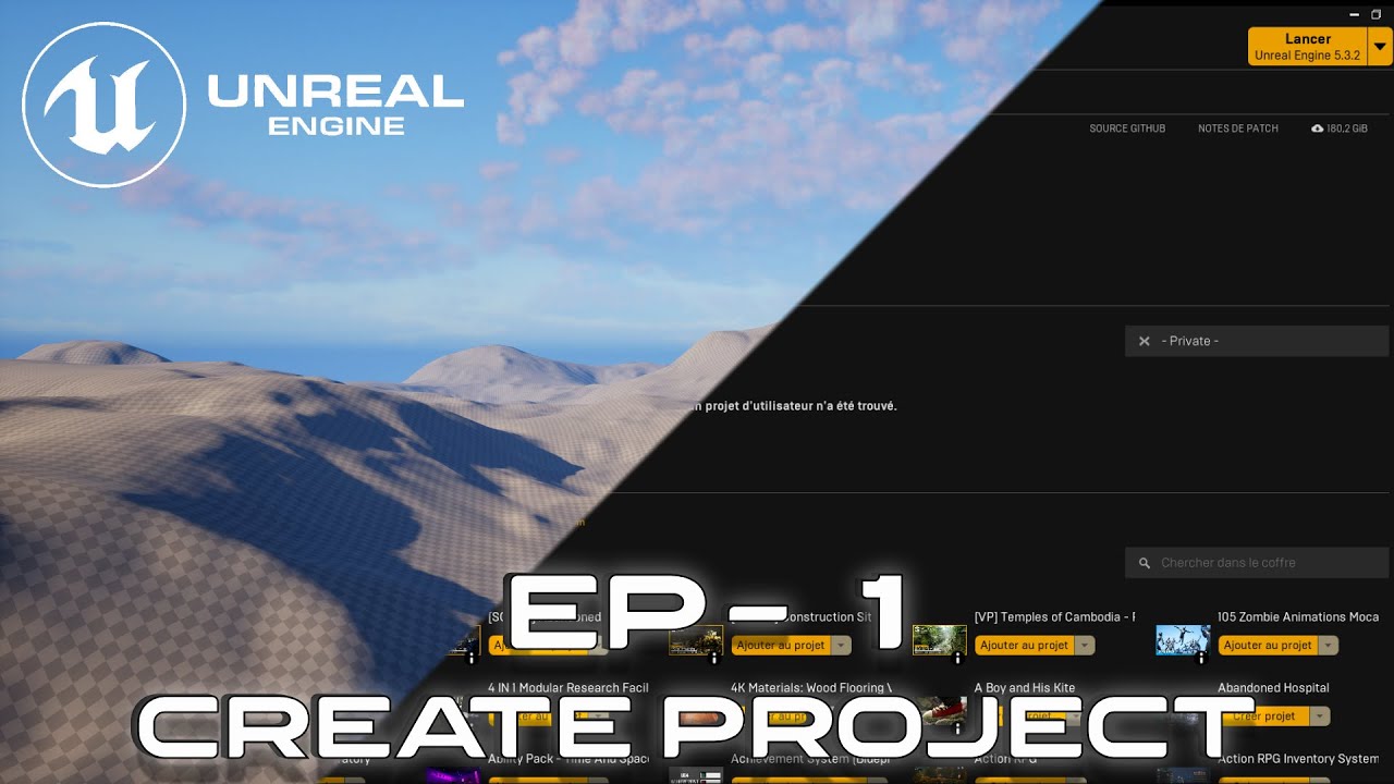 Créez un Platformer en 30 Jours sur UNREAL ENGINE 5 - Épisode 1 : Lancement & Configuration ...