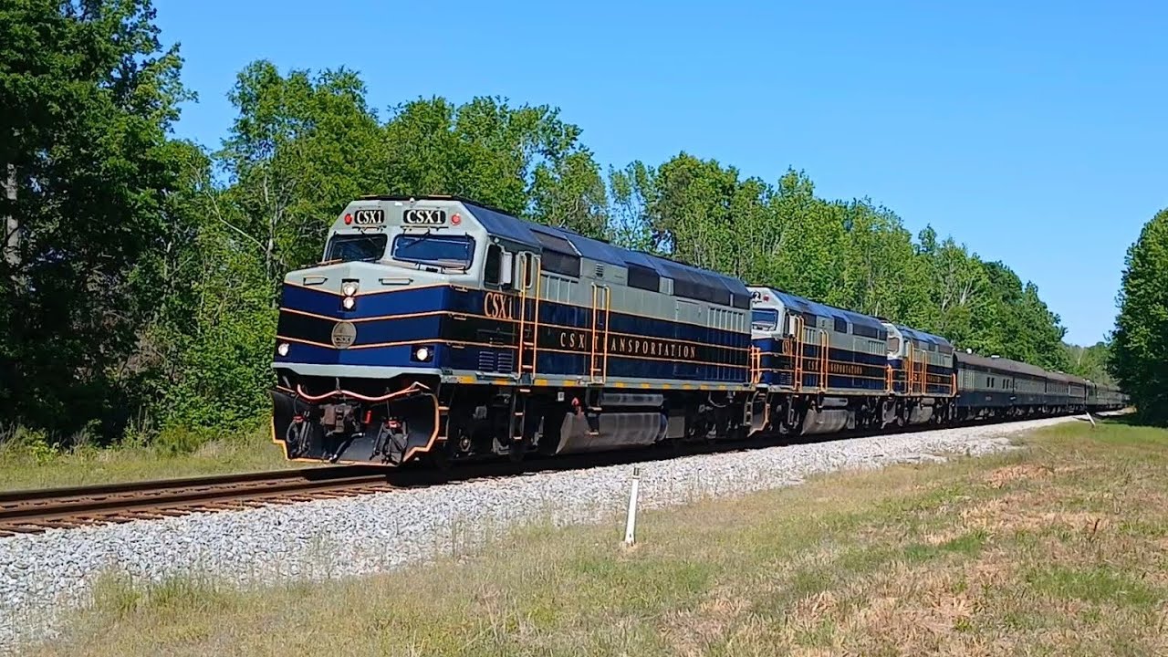 CSX P001 OCS at Beech Island SC on the CSX Augusta Subdivision - YouTube