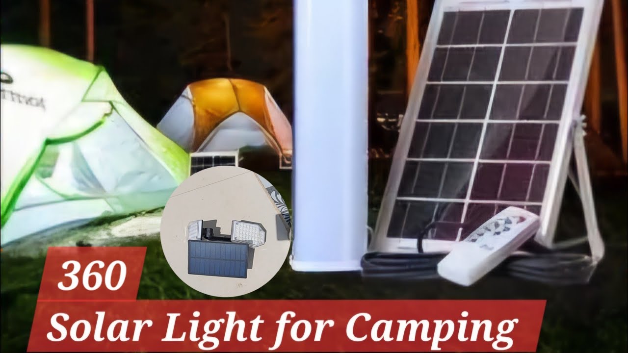 360 Solar Light for Camping Unboxing & Review #camping #solarlight # ...