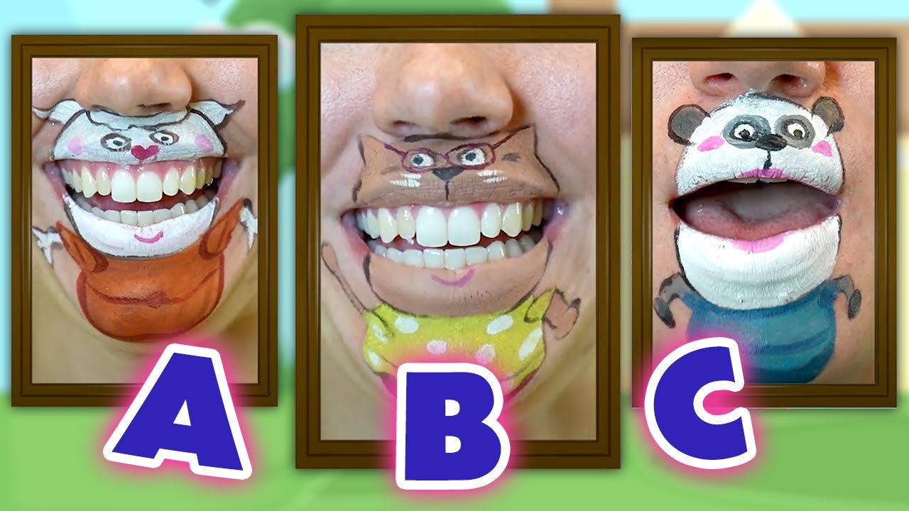 The ABC Song! | Wolfoo Chin Paint | Funtastic TV - YouTube