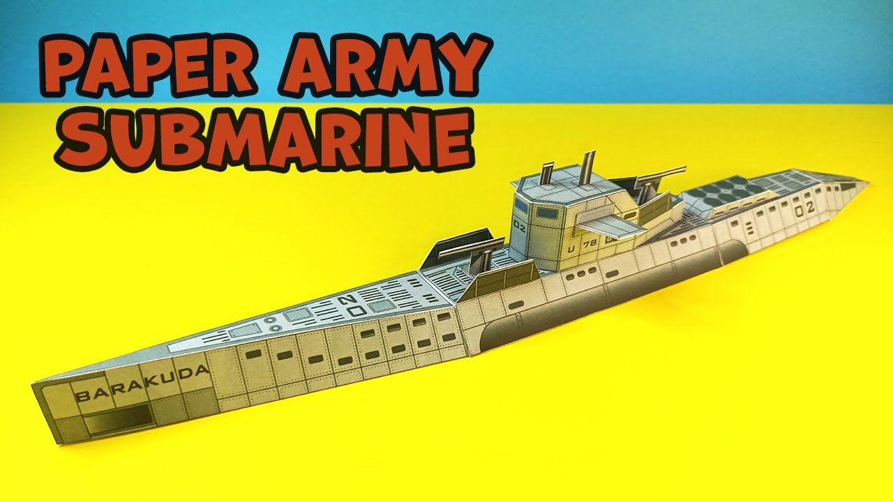 Easy DIY Paper Ship | How to make a paper submarine | Easy Way to Make ...