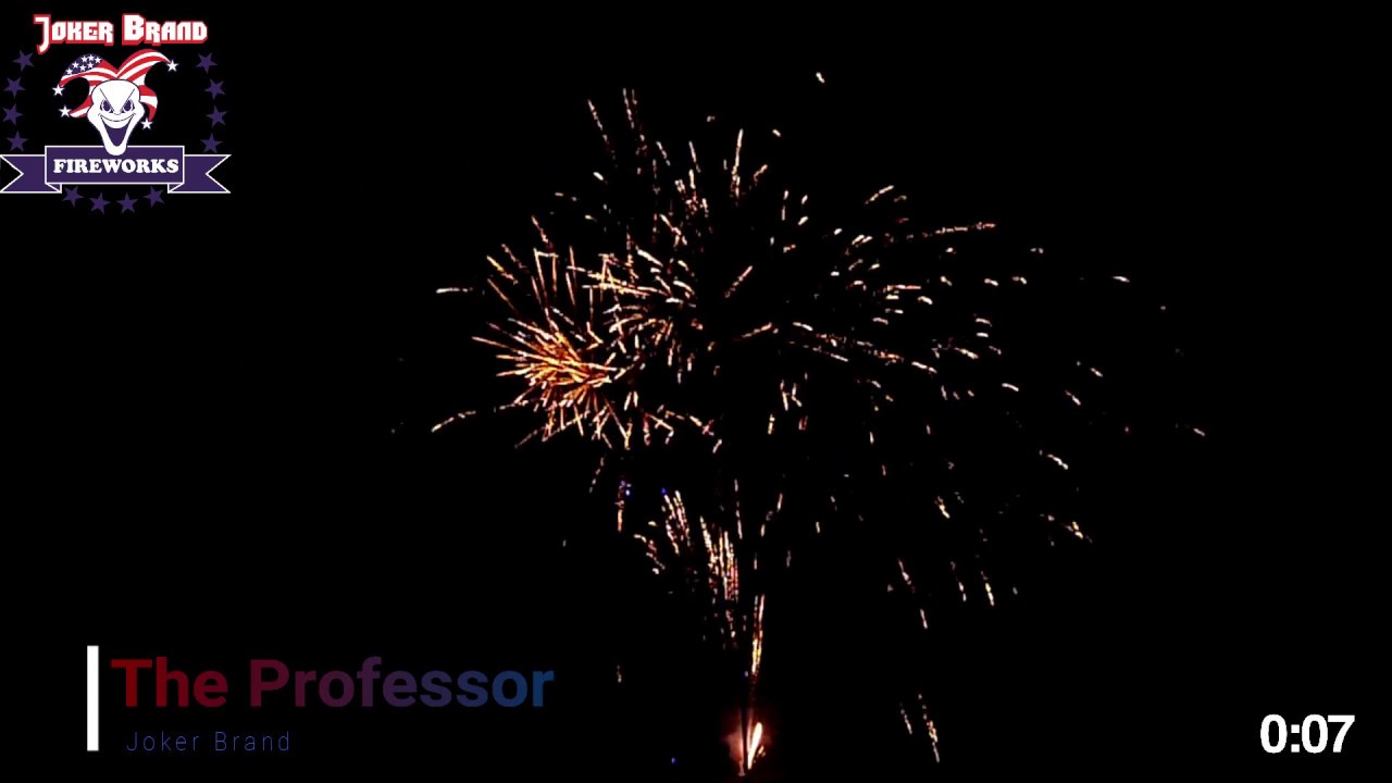 Professor Joker Brand Fireworks Most Wanted Fireworks - YouTube