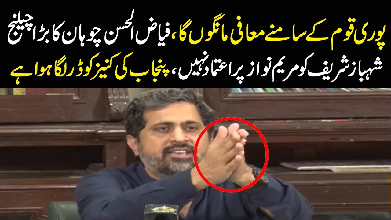 Shehbaz Sharif doesn't Trust Maryam Nawaz | Fayaz ul Hassan Chohan big ...