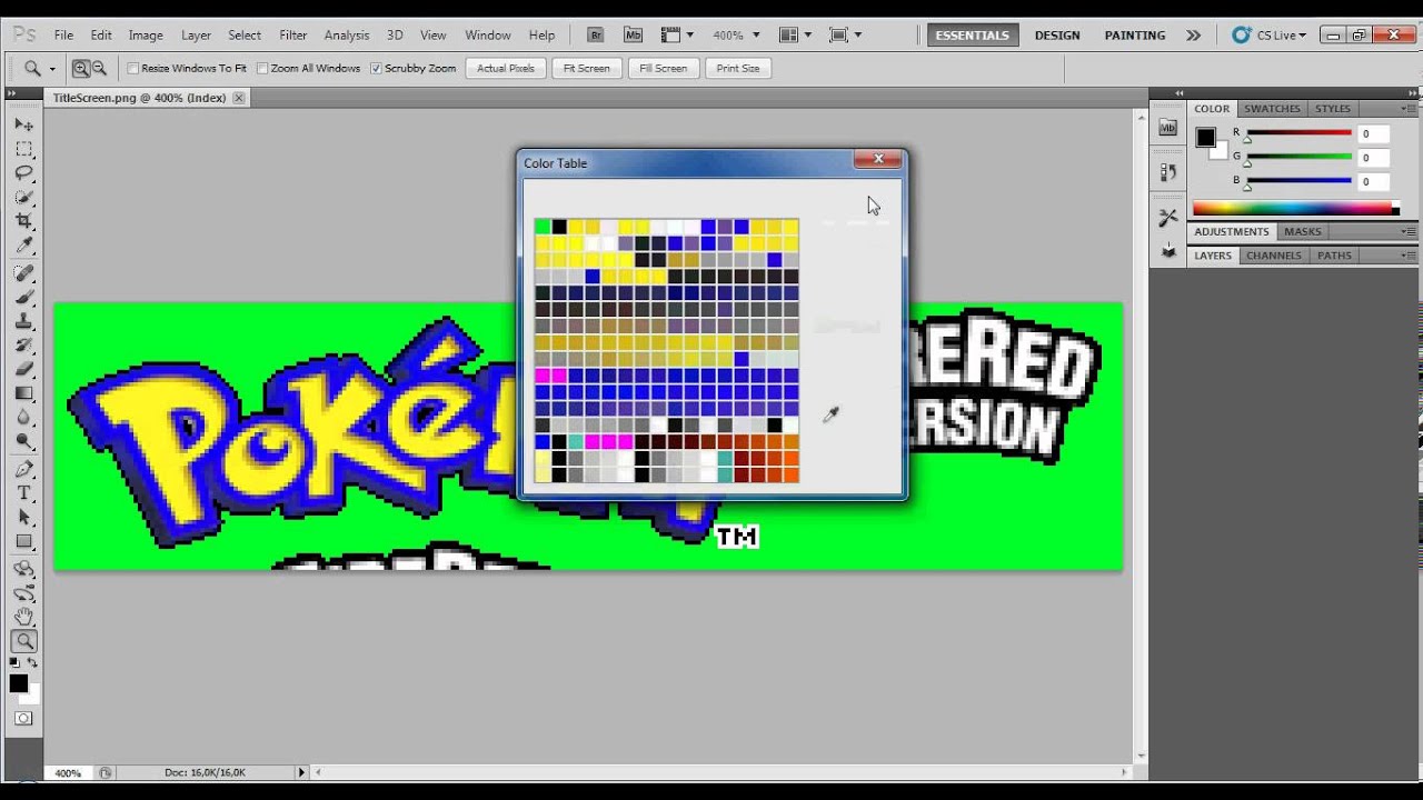 Come modificare la TitleScreen di Pokémon Fire Red - 1 - YouTube