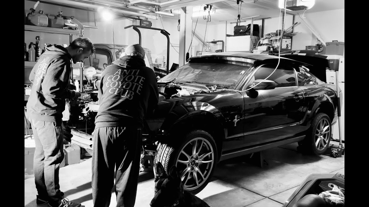 Installing AC and Fuel system for the 197 Coyote Swap Mustang | Clapped ...