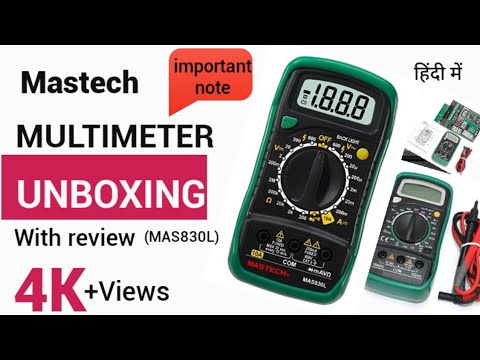 Multimeter unboxing with review and important note - YouTube