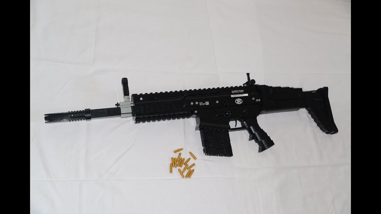 LEGO FN SCAR-H (Working) - YouTube