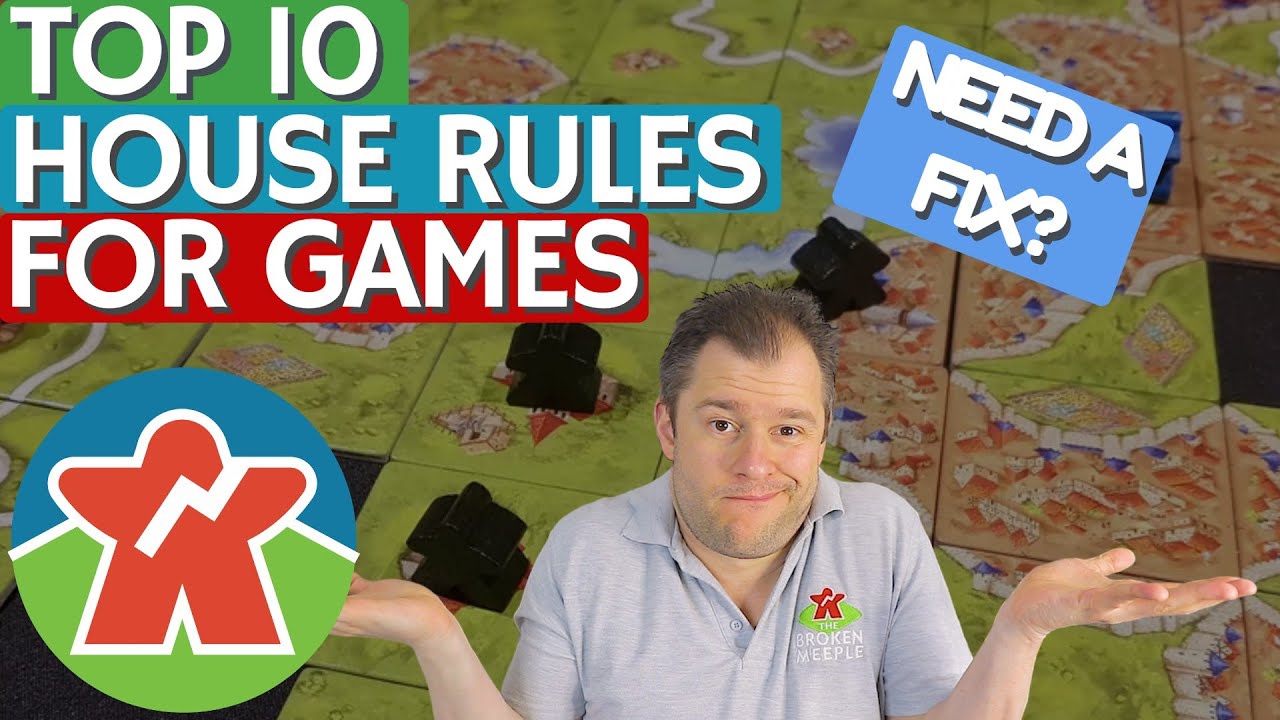 Top 10 House Rules in Board Games - My Personal Fixes - YouTube