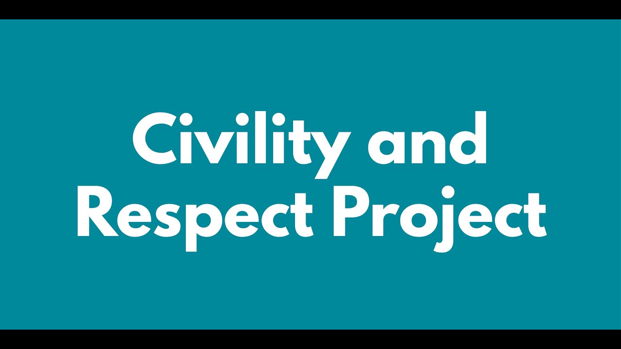 Civility and Respect Project | #TakeThePledge - YouTube