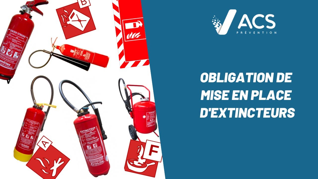 Vos obligations de mise en place d'extincteurs - YouTube