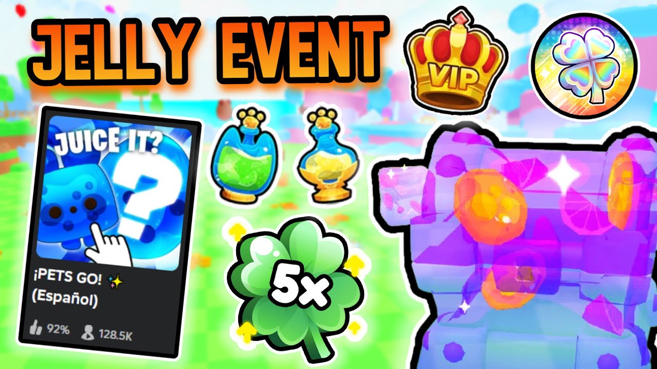 🐟EL NUEVO JELLY EVENT está MUY OP para FARMEAR en PETS GO ROBLOX🧿 - YouTube
