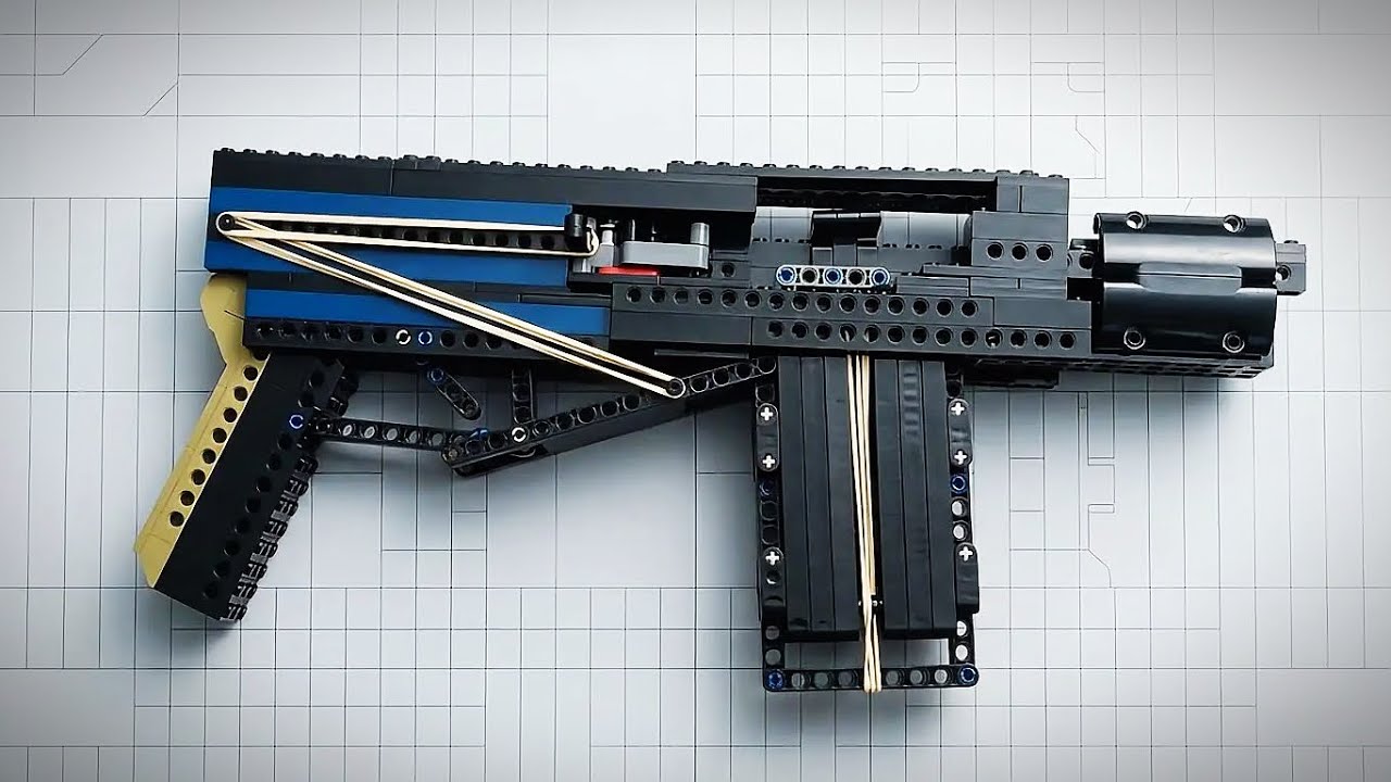 Lego Magazine Fed-Compact Shotgun ( Shell-Ejecting) - YouTube