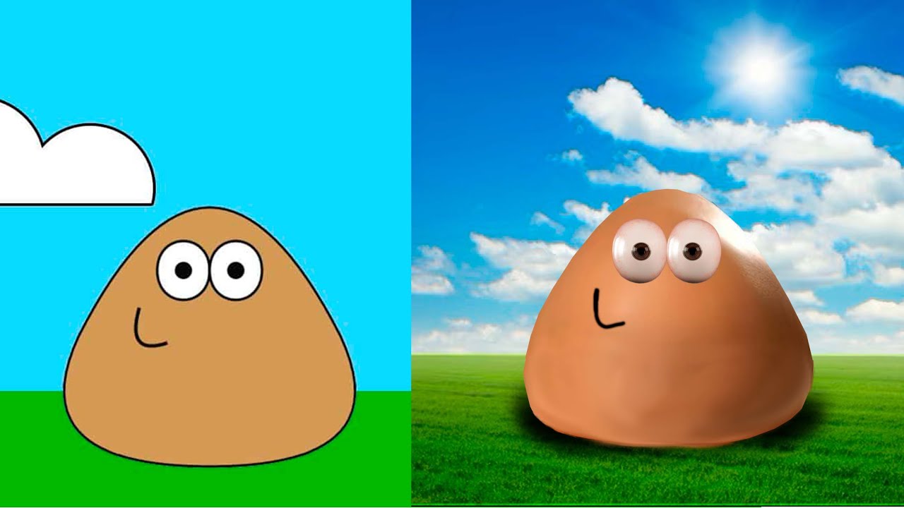 COMO FIZ O POU REALISTA NO PHOTOSHOP ( TUTORIAL) - YouTube