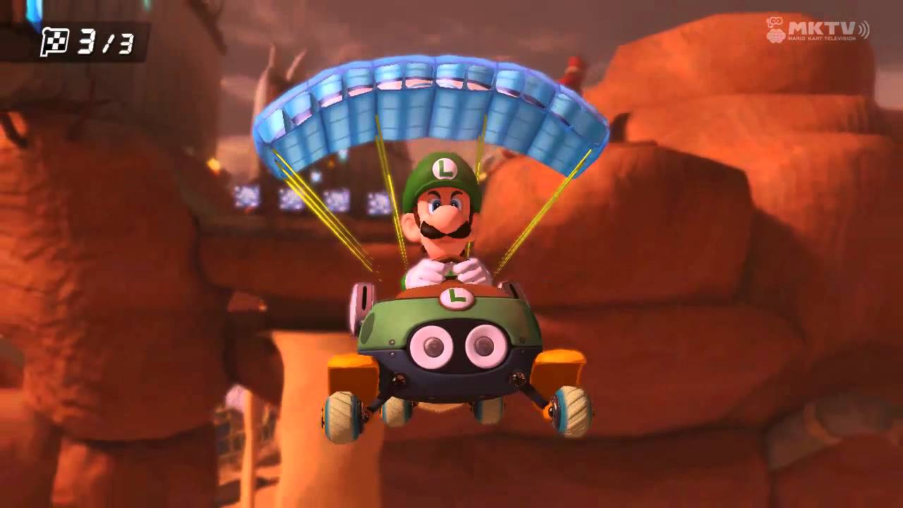 YOSHI HIT'S HIMSELF WITH GREEN SHELL - Luigi - Wii U - Mario Kart 8 ...
