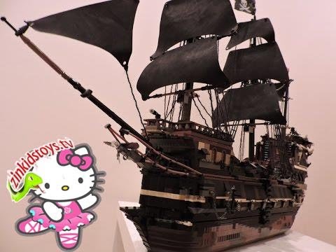 LEGO Pirate Ship Minotaur MOC! Crew, rooms and 360 view! - YouTube
