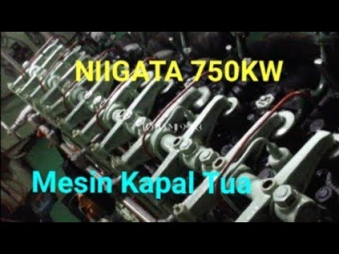 Mesin Induk Kapal Laut Niigata - YouTube
