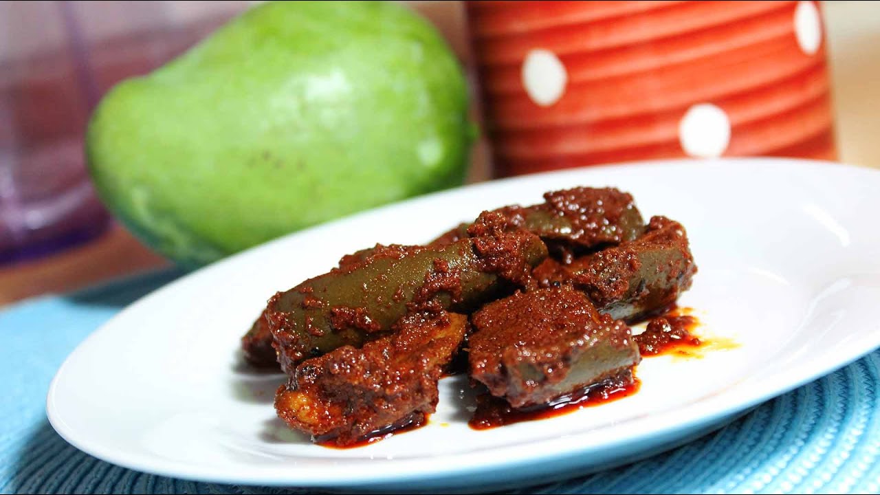 Mango Pickle Recipe - How to make Spicy Mango Pickle - YouTube