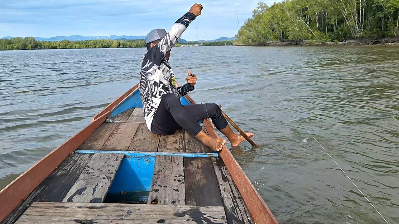 PANCING LANGSUNG DI HADANG IKAN BESAR PENGHUNI DAERAH PINGGIRAN MUARA ...
