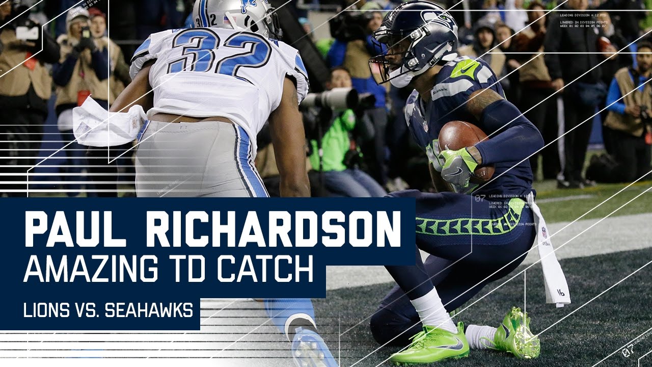 Richardson's Insane One-Handed TD Catch After Seahawks 4th Down Stop ...