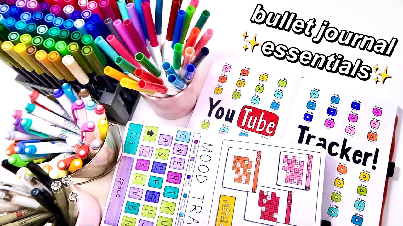 essential bullet journaling supplies that you NEED! (for beginners ...