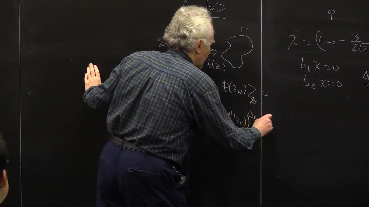 Lecture 10 of Polyakov's Course on String Theory - YouTube