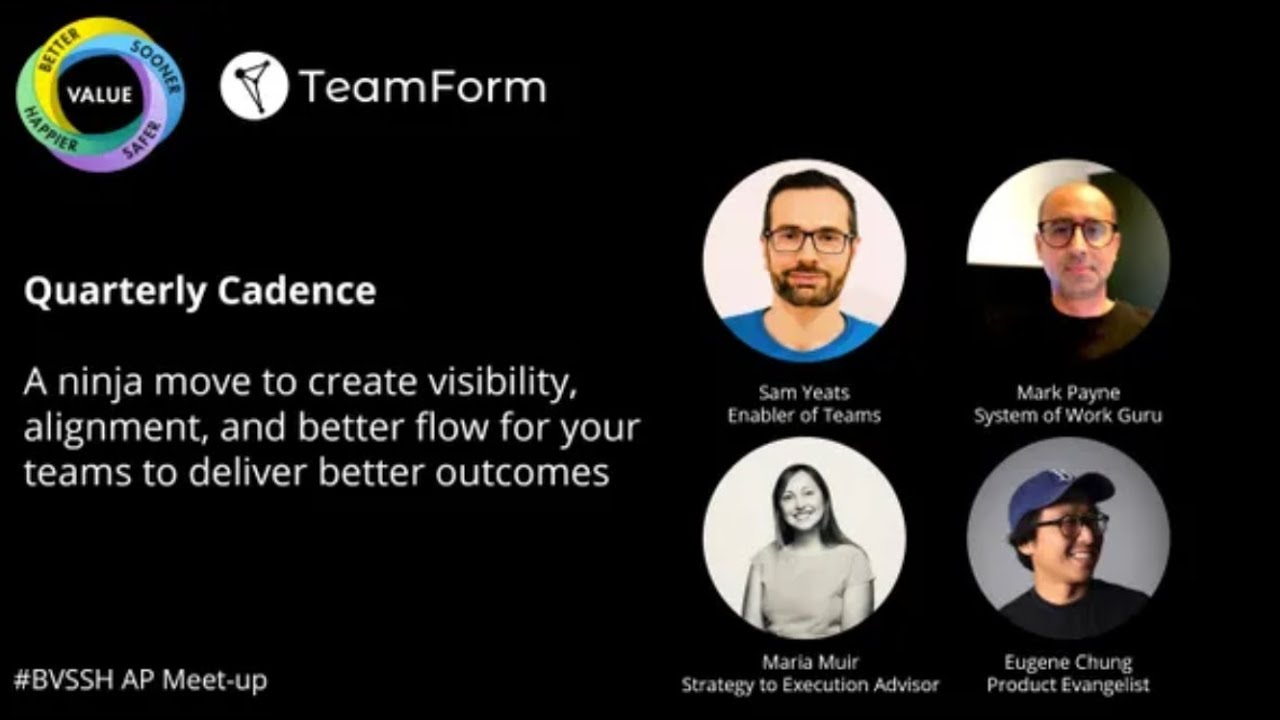 Quarterly Cadence - A System of Work Ninja move - YouTube