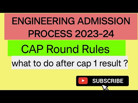 CAP Round Rules | Maharashtra Engineering Admission Process 2023 # ...