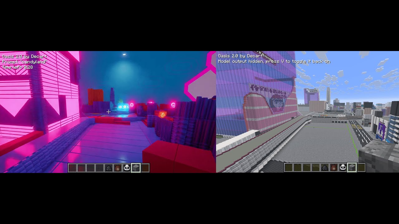 TESTING NEW AI OASIS MOD IN SHIBUYA MAP MINECRAFT - YouTube
