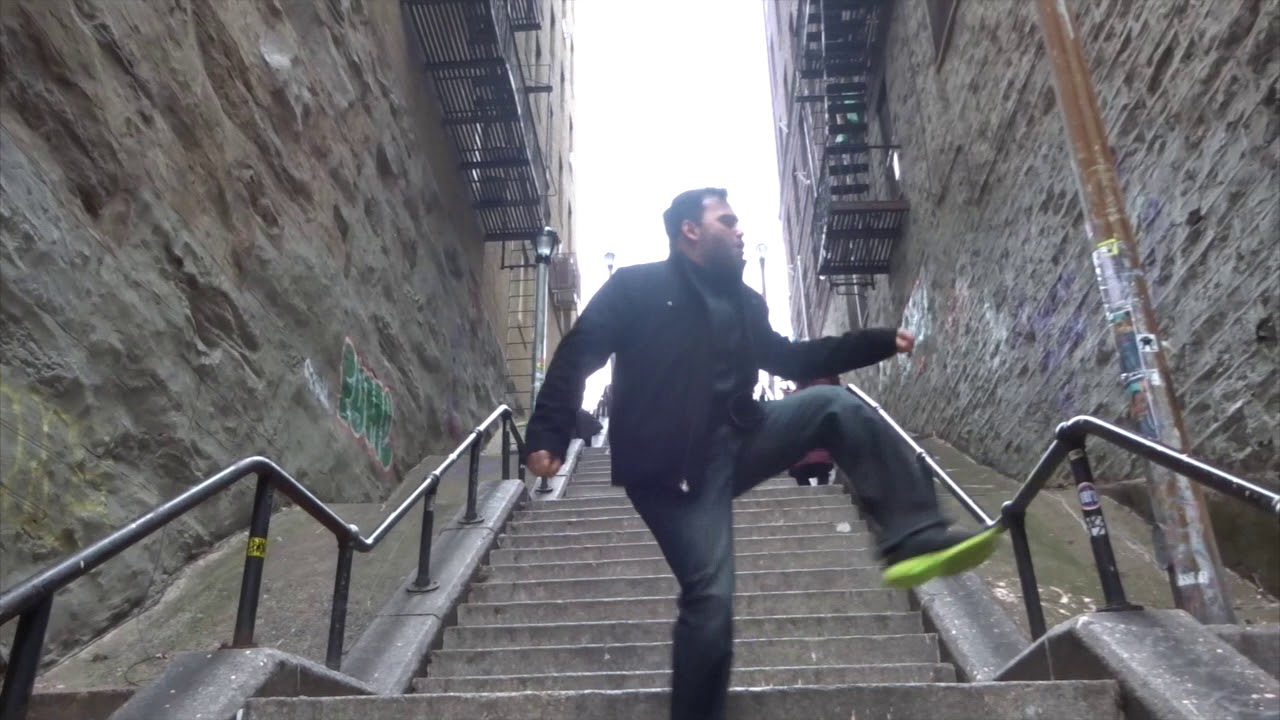 The Joker Stairs Dance Scene - YouTube