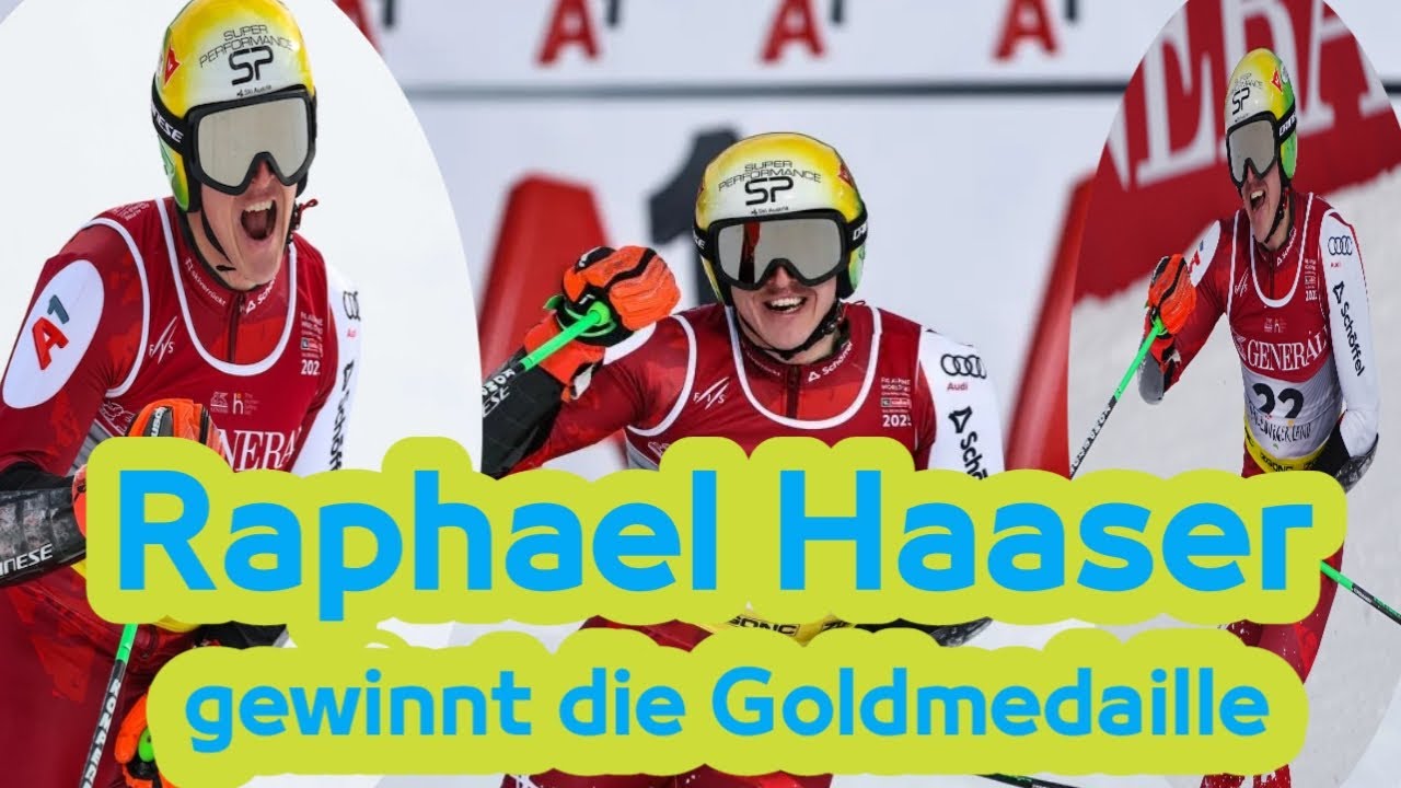 Raphael Haaser ist Weltmeister im Riesentorlauf - YouTube