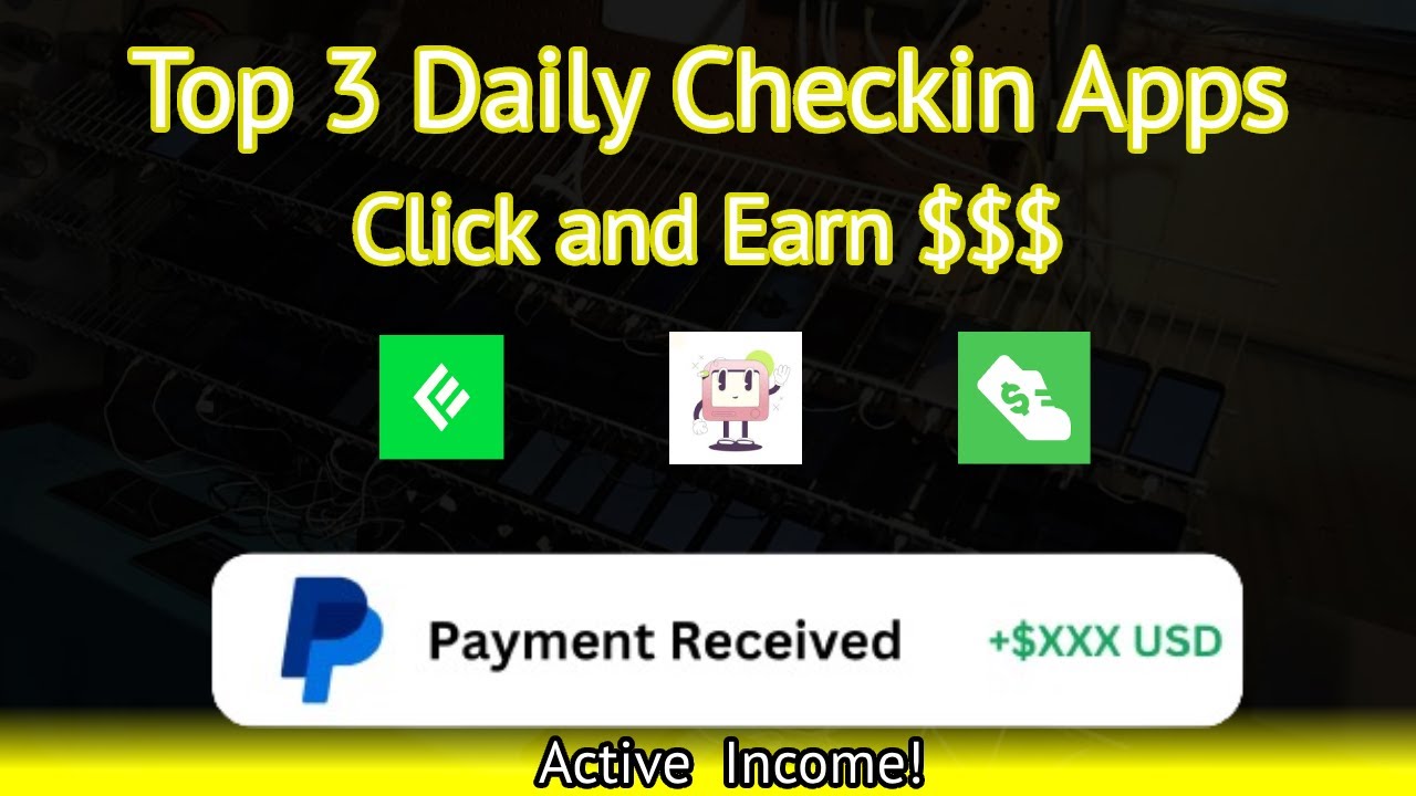 Top 3 Daily Check-In Apps That Pay You Money (Android & IOS) - YouTube