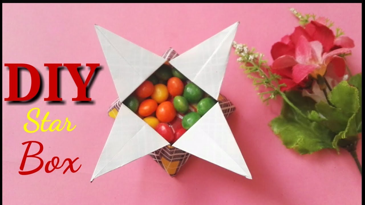 How to Make An Origami Star Box | Easy Star Box Tutorial | Paper Star ...