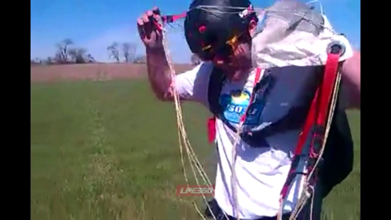 Skydiving landing fail - YouTube