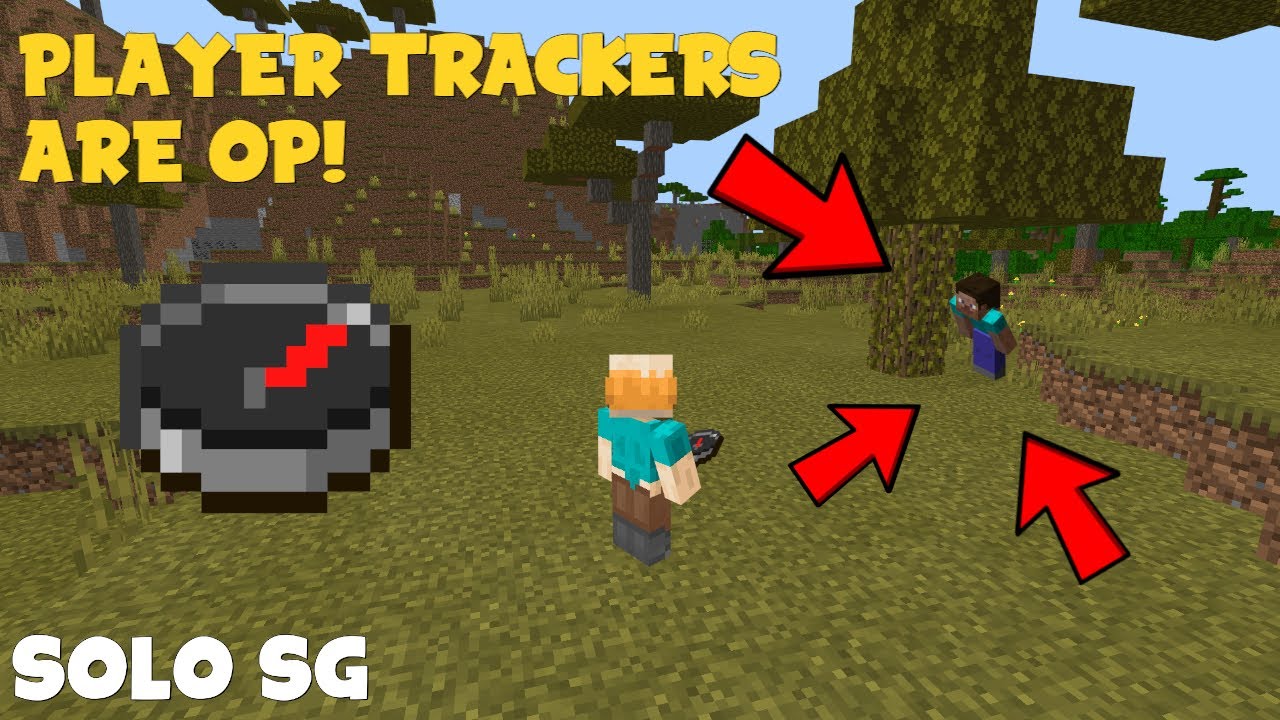 Player Trackers are OP (Minecraft Survival Games) - YouTube
