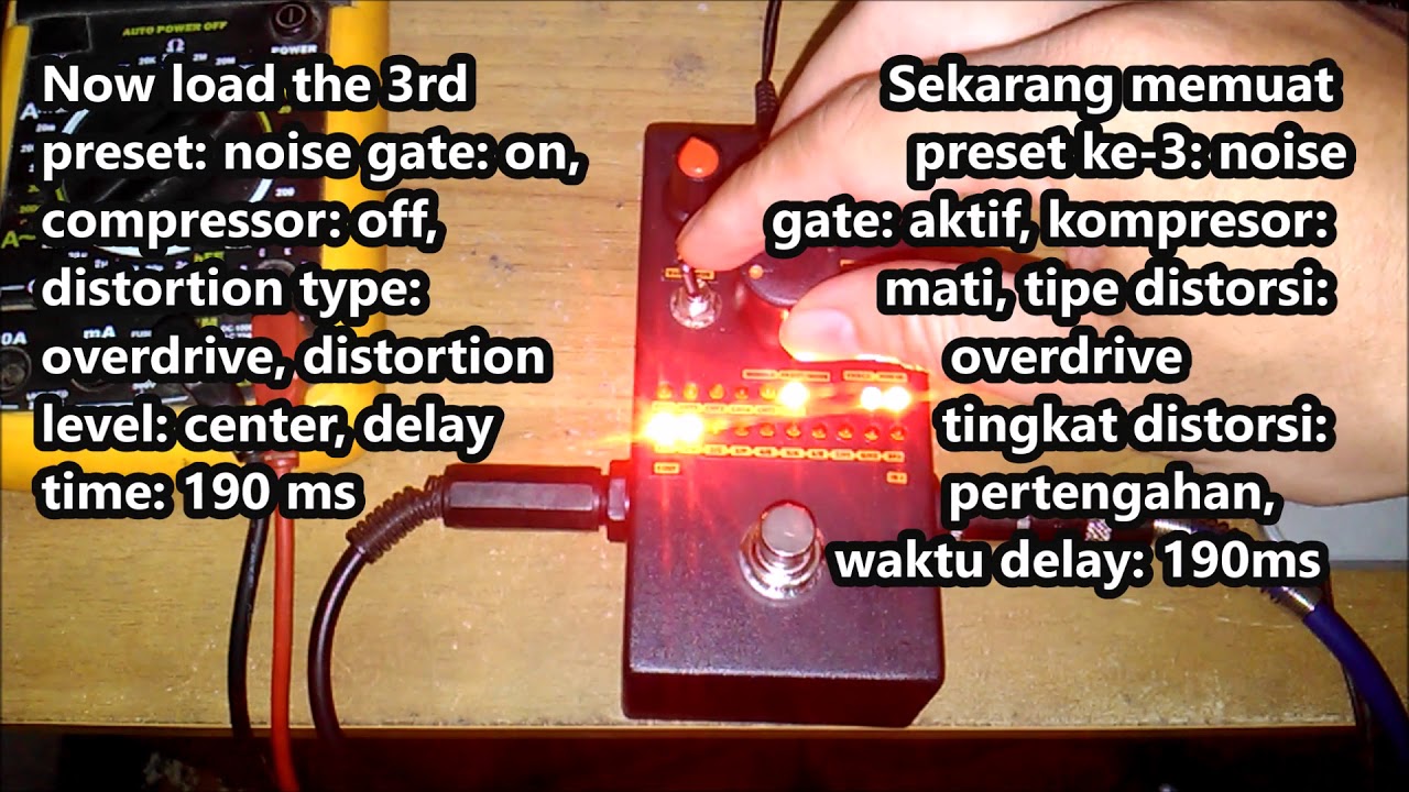 DIY Digital Multi-Effect Pedal with DSKIT-P12BME1 Deepstomp Kit - YouTube