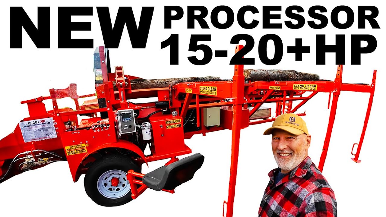 NEW BLOCKBUSTER FIREWOOD PROCESSOR 15 20 + HP! - YouTube