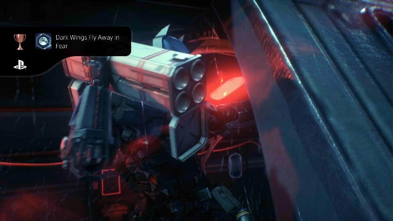 BATMAN: ARKHAM KNIGHT - Dark Wings Fly Away in Fear Trophy - YouTube