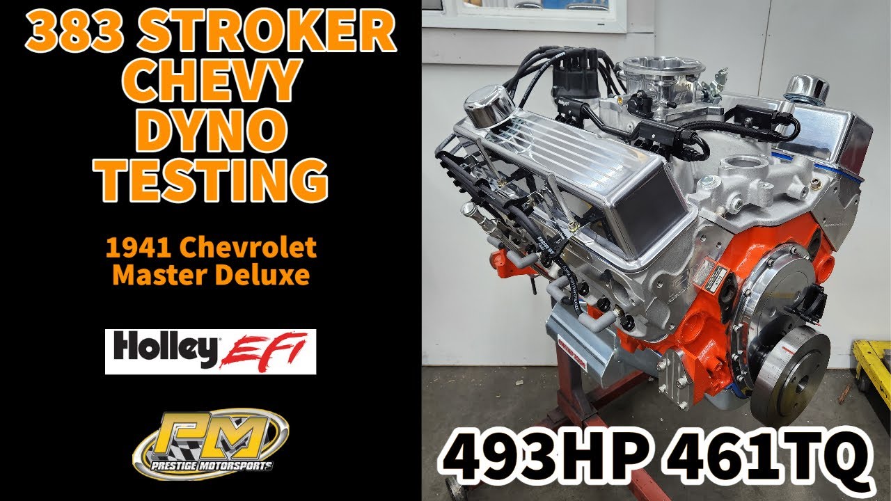 493HP 461TQ 383ci Chevy Stroker Dyno Testing for Antonio's '41 ...