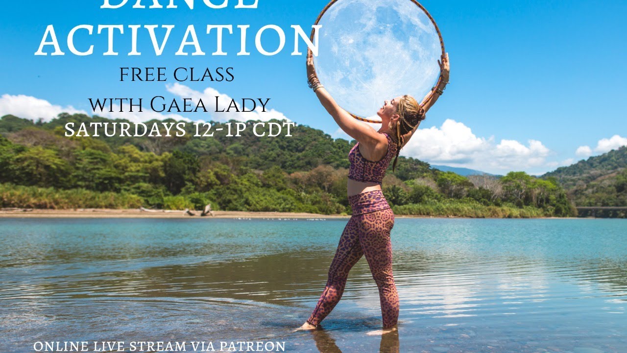 ReWILD Full Moon Ecstatic Dance Class with Gaea Lady - YouTube